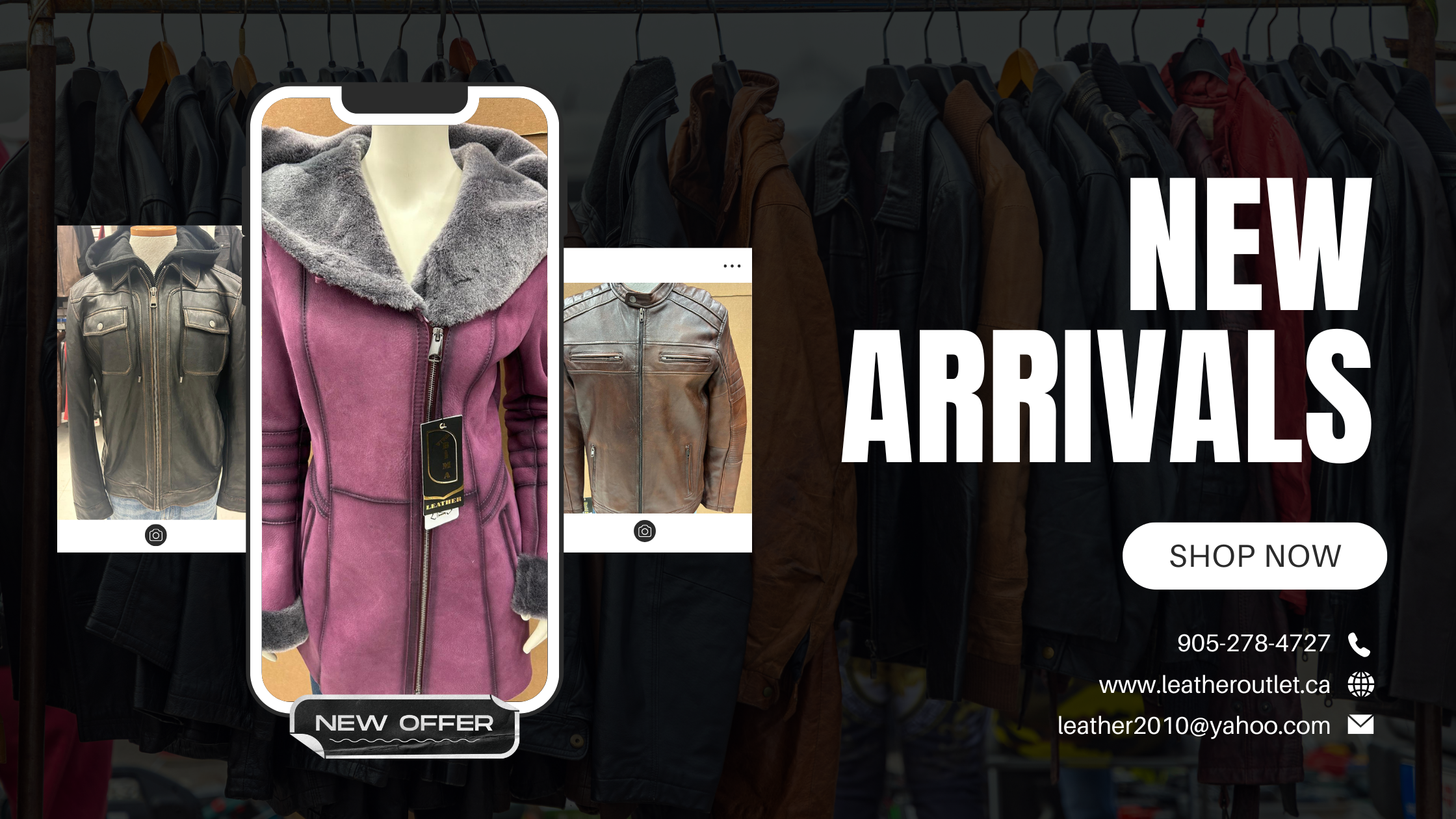 Leather Outlet | Premium Leather Jackets in Canada